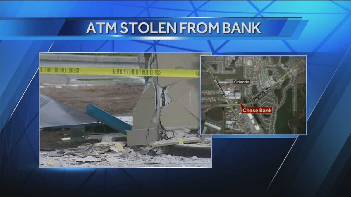 Surveillance video shows excavator stealing ATM