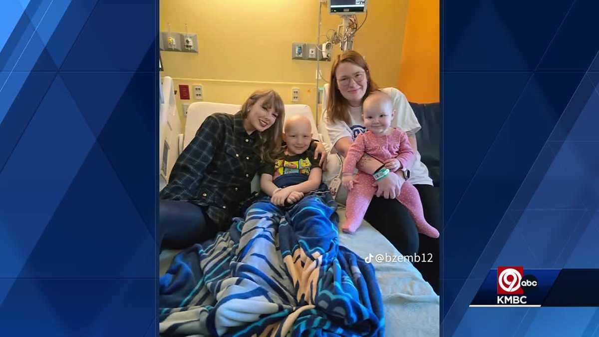 Taylor Swift visits Children’s Mercy in Kansas City