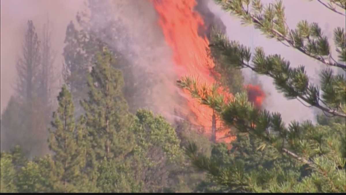 Nevada County fire comes dangerously close to homes