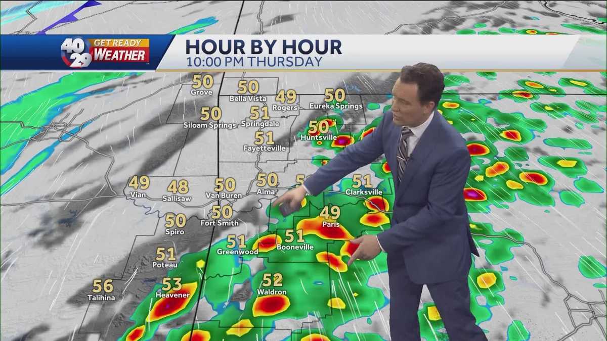 Tracking the potential for storms Thursday night, followed by cold ...
