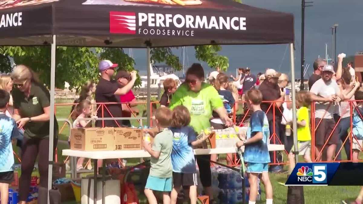 350 kids participate in a Mini Marathon series