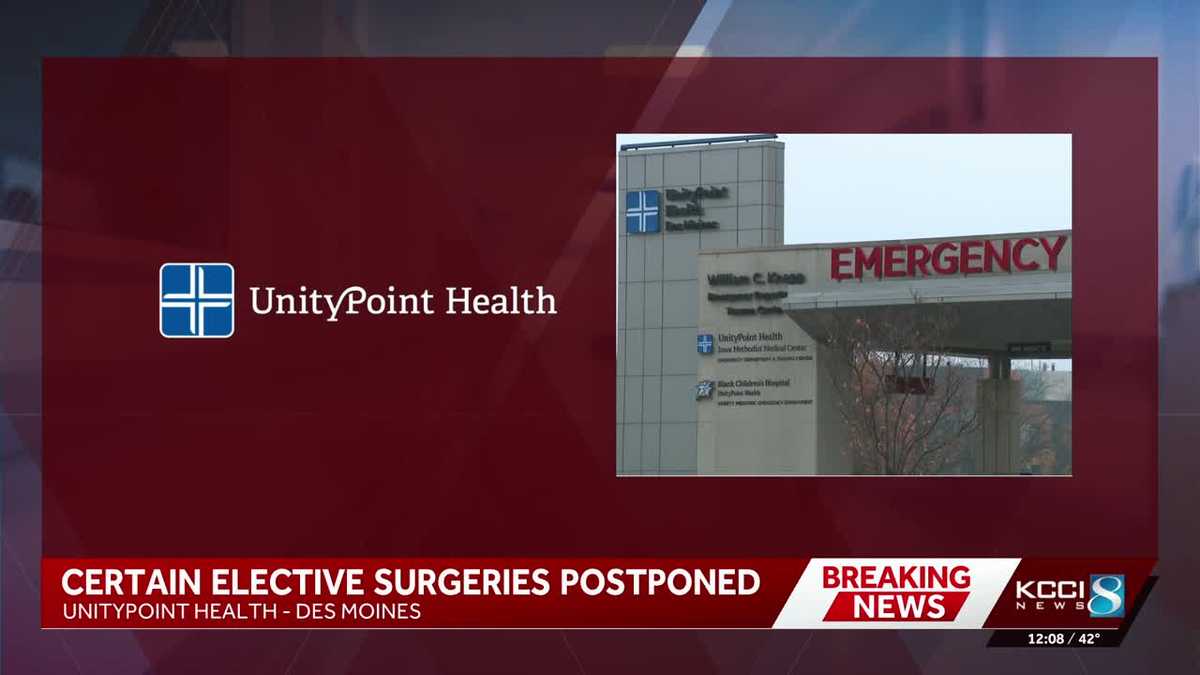 Des Moines hospital stalls elective surgeries amid high admissions