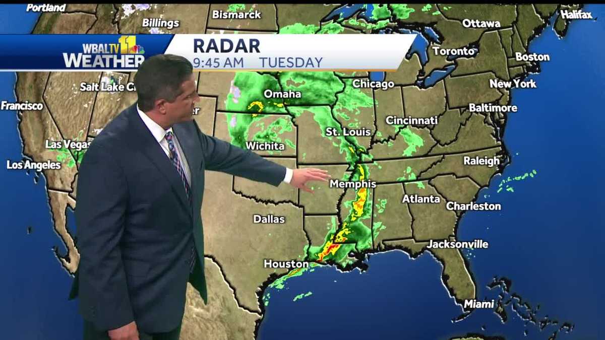 Low 60s, partly cloudy Tuesday