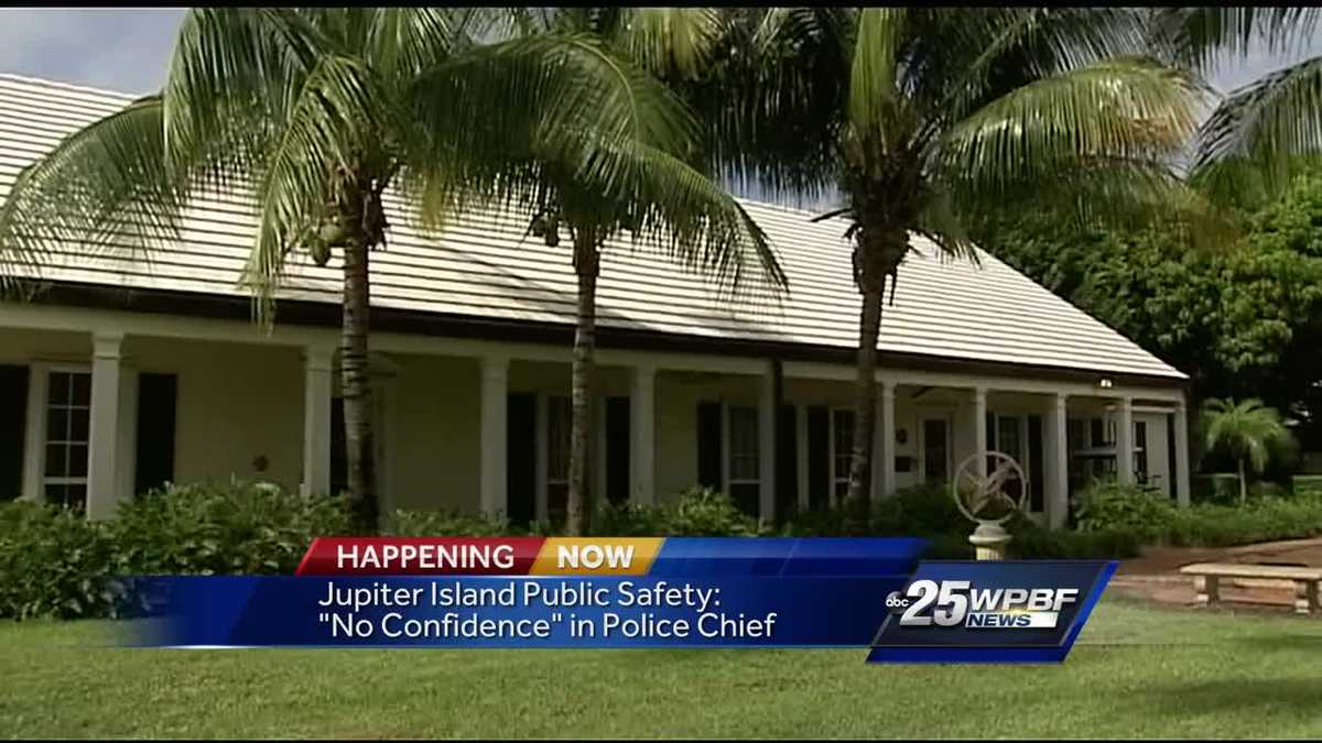 Jupiter Island Public Safety: "No confidence" in police chief