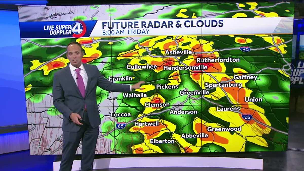 South Carolina forecast: New rain timing