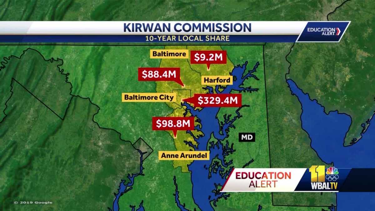 Kirwan panel establishes what districts need to contribute to school ...