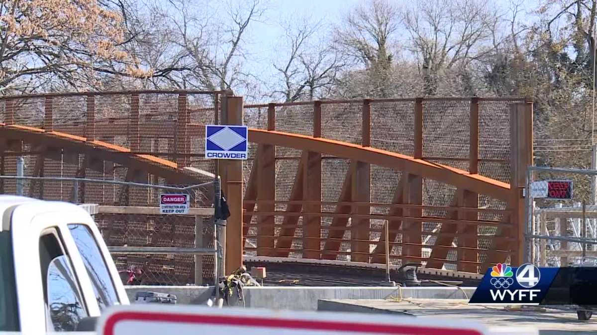 New pedestrian bridge nears completion