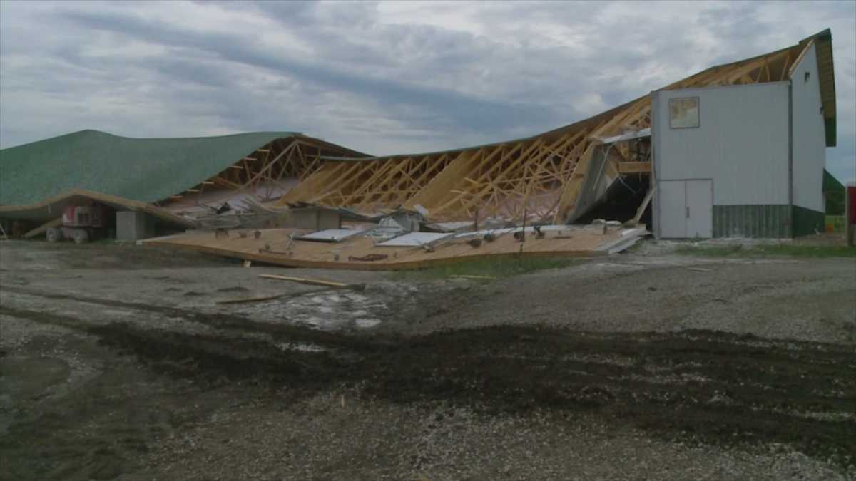 Storm tore through parts of Iowa