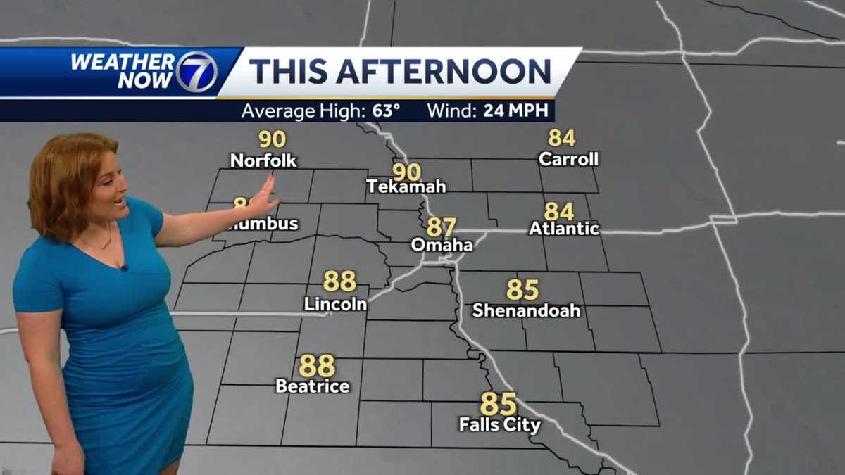 Very warm and windy Thursday
