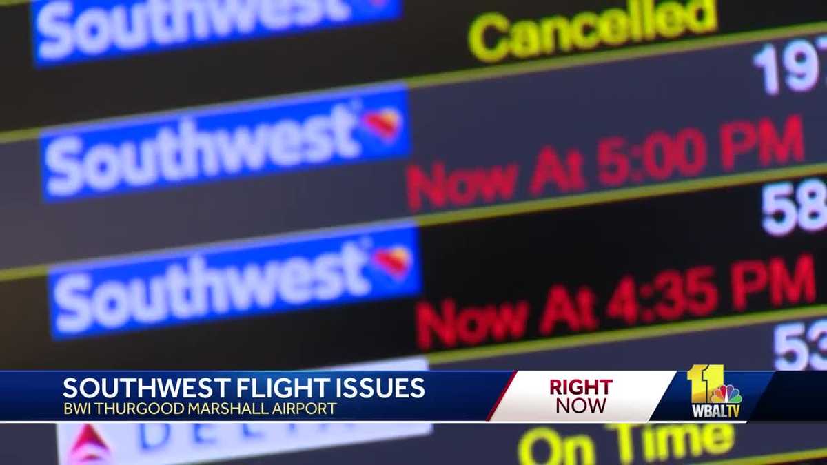 Southwest's computers back up after outage at BWI-Marshall