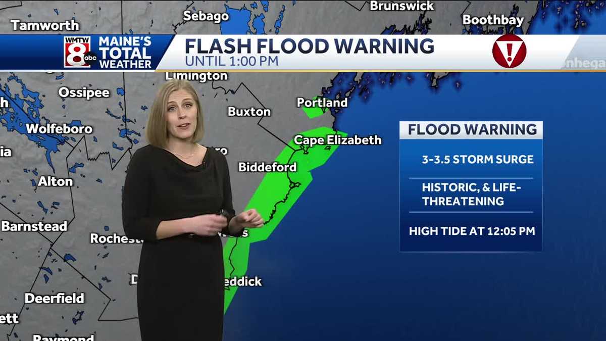 Total Alert Day: Never before seen water levels in Maine