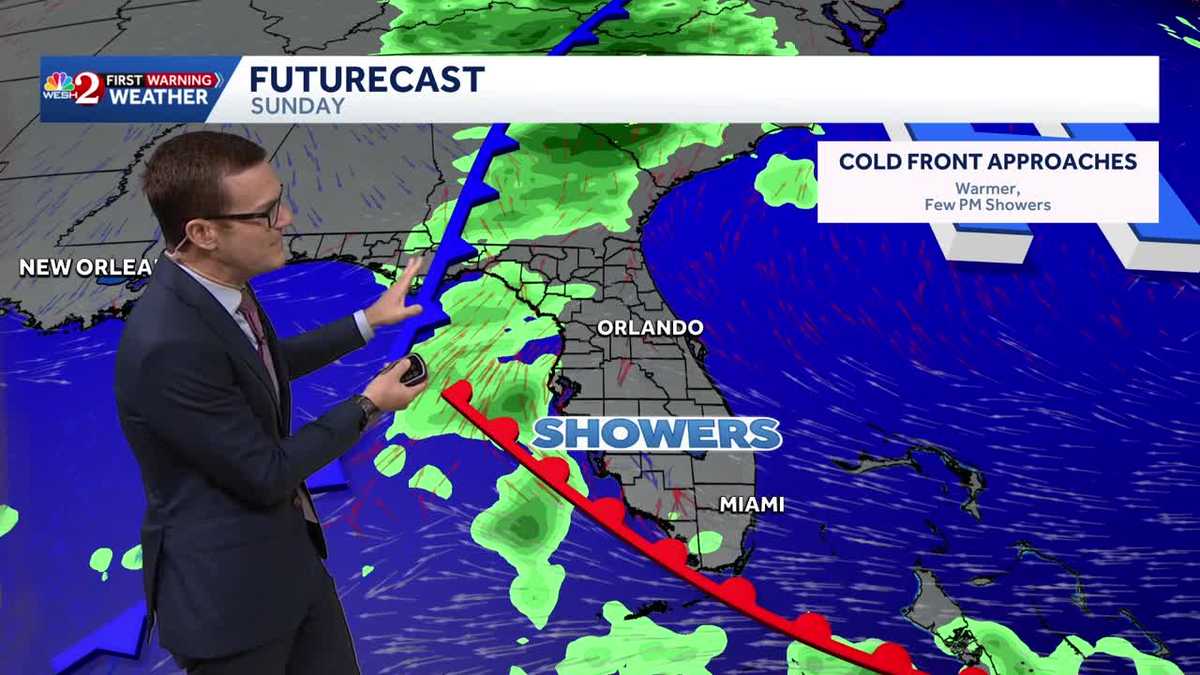 Few showers possible today for parts of Central Florida