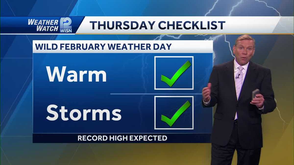 Weather: Thursday 50s & Storms