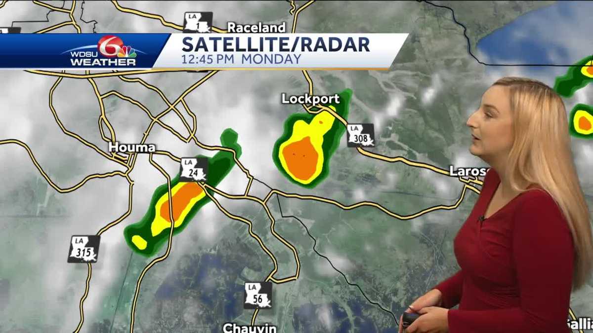 Scattered rain Labor Day and Tuesday