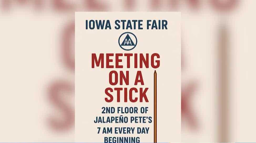 'Meeting on a Stick' offers support for alcohol recovery at the Iowa ...