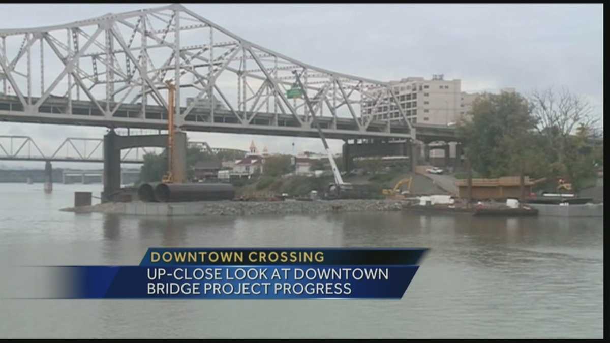 Progress continues on downtown bridge construction