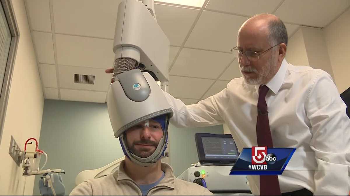 Magnetic helmet shows promise for treating depression