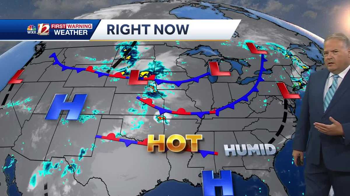 WATCH : Hot & Humid. Storms Tuesday, then Drier
