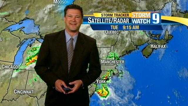 Rain from Isaac remnants moves in