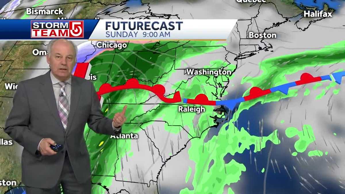 Video: Unsettled weather through Marathon Monday Video: Unsettled weather through Marathon Monday