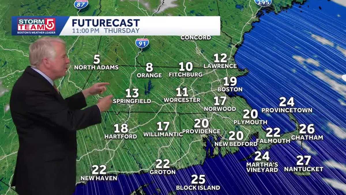 Video: Partly cloudy and cold tonight