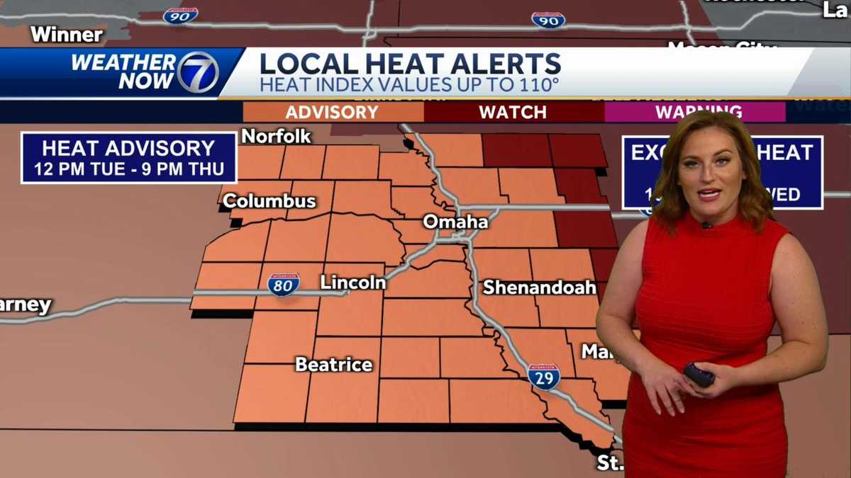 Hot, humid and hazy Tuesday, Heat Advisory issued