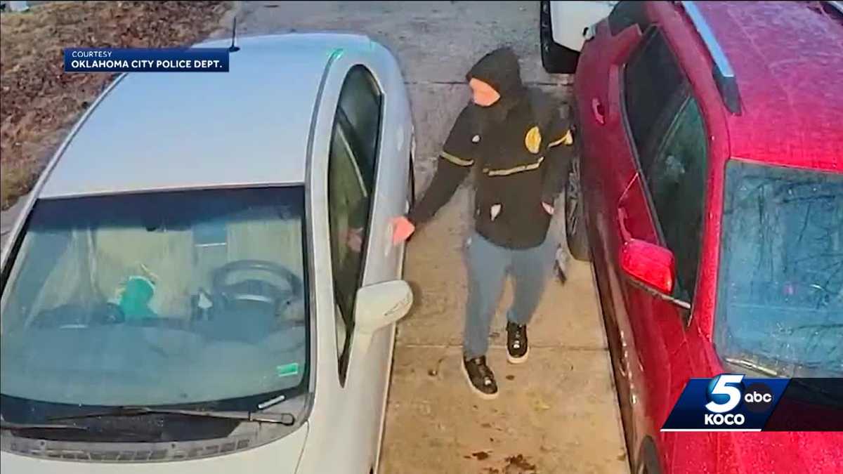 Masked suspect breaks into cars in OKC, threatens to kill witness