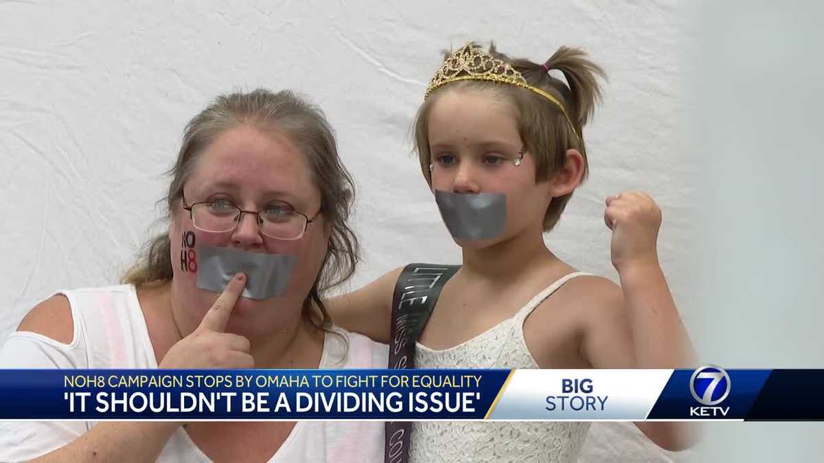 NOH8 Campaign stops by Omaha to fight for equality