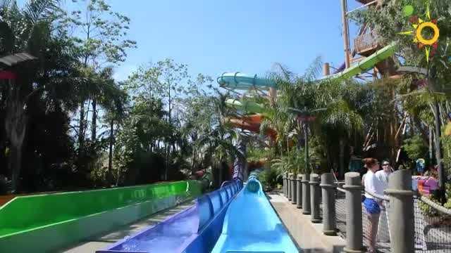 Take the fall on Ihu's Breakaway Falls at SeaWorld