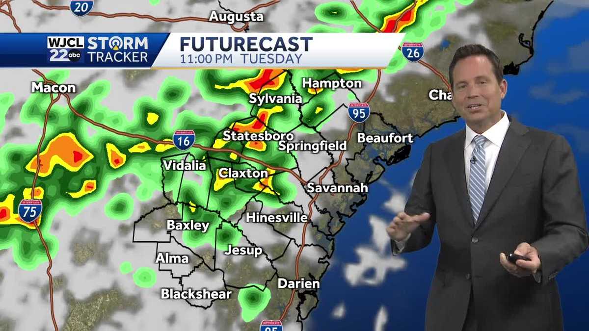 Savannah: Tracking increased rain chances...a look at the timing