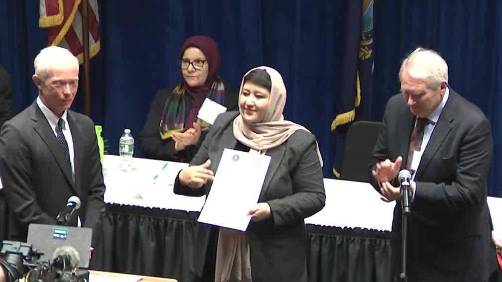 Afghan judges who escaped Taliban to New England honored in Hanover