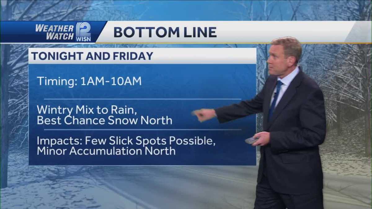 Weather: Wintry Mix Coming