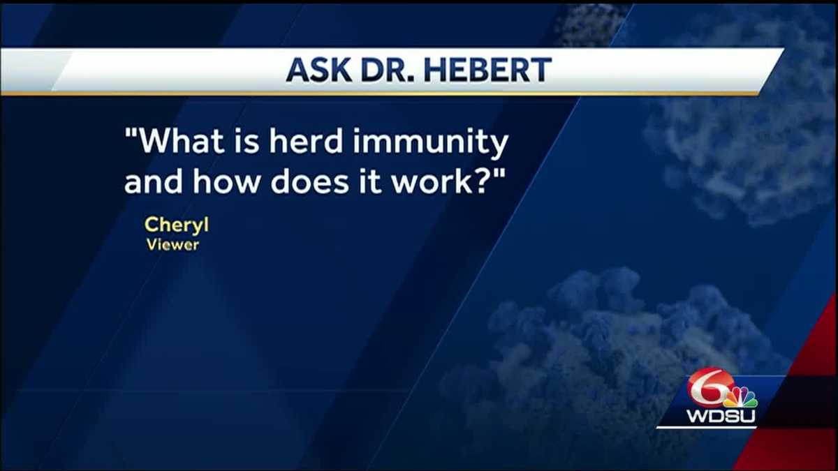 What is herd immunity and how does it work? Dr. Corey Hebert explains