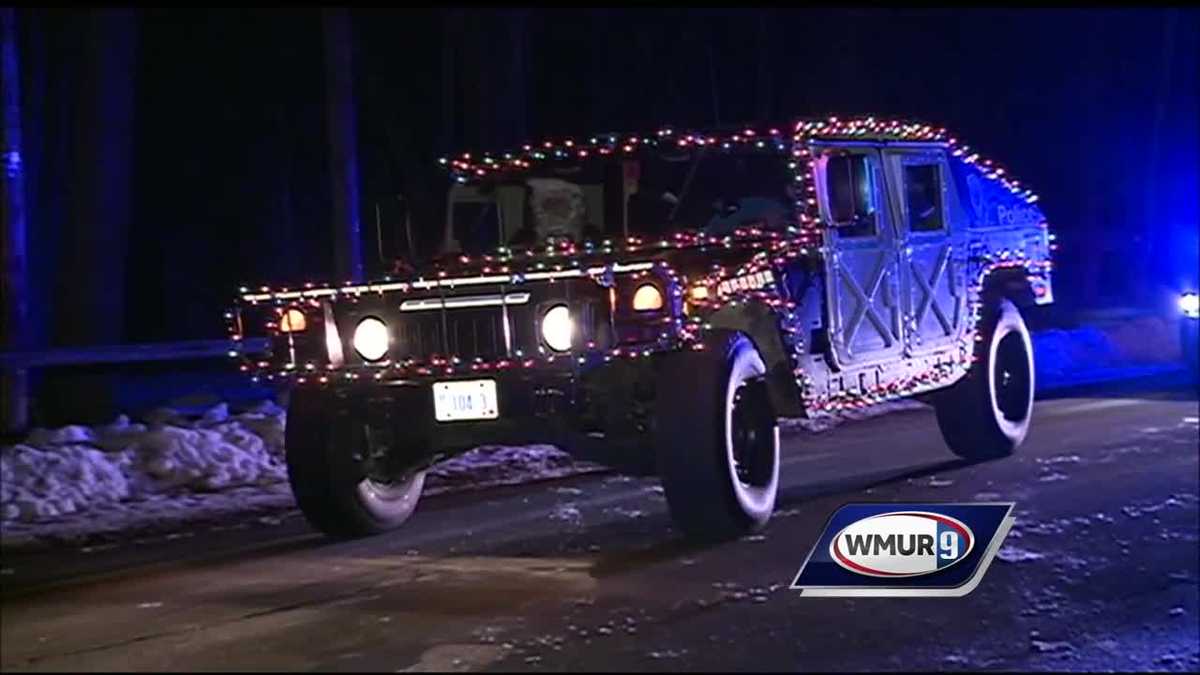 WATCH: Santa gets help from Barnstead Police delivering presents