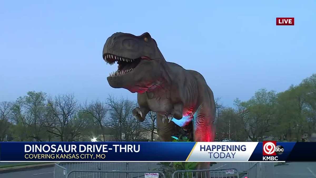 Take an up close look at Dinosaur Drive-Thru at Worlds of Fun