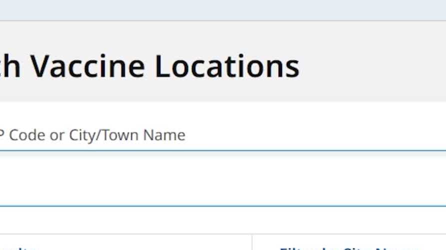 State launches new vaccine finder tool