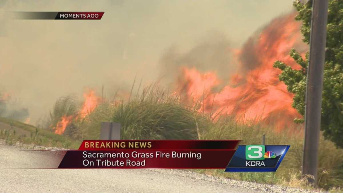 Sacramento City FD spokesman gives details of grass fire