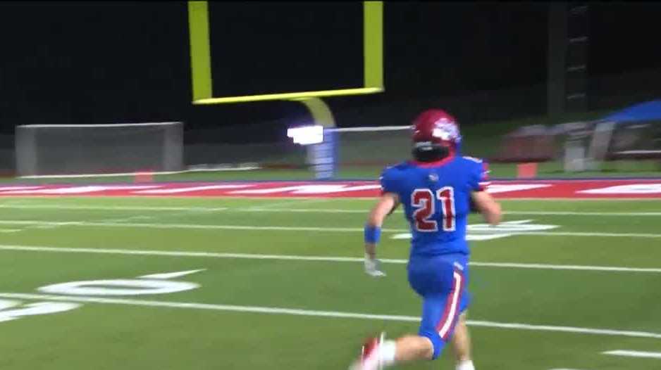 Brody Hutter touchdown for Mount Pleasant "Play of the Week"