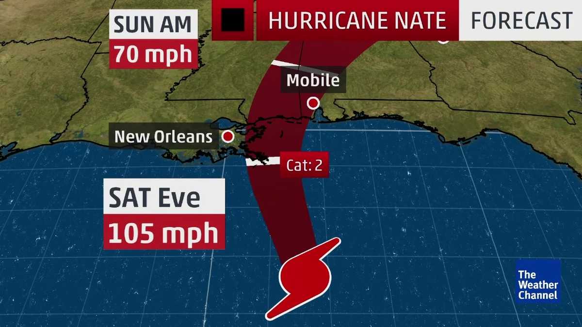 PREPARE NOW: Hurricane Nate Hours From U.S. Impact