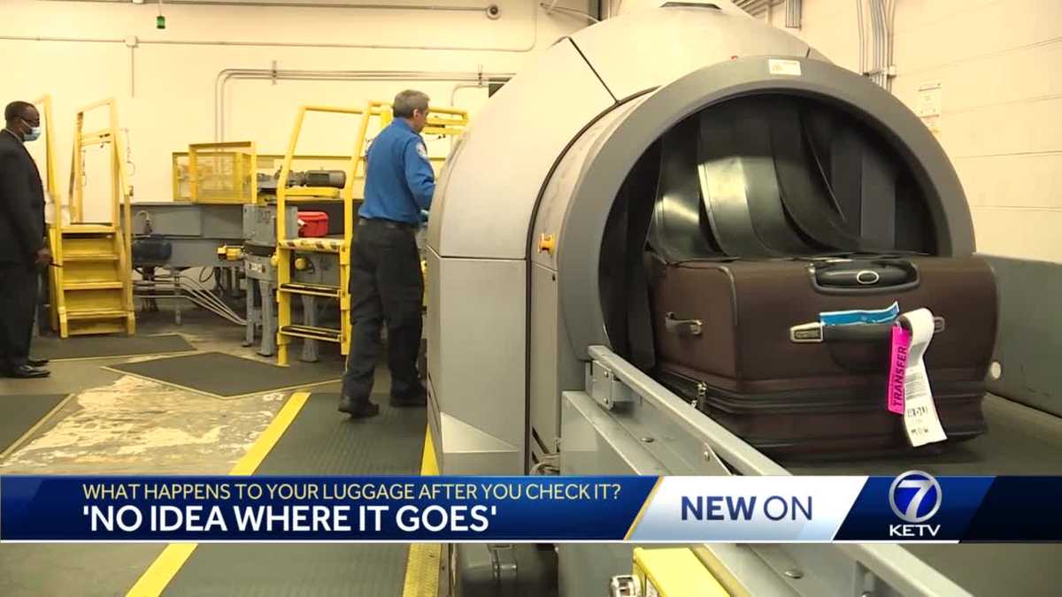 Behind the scenes of checked bag security at Omaha's airport