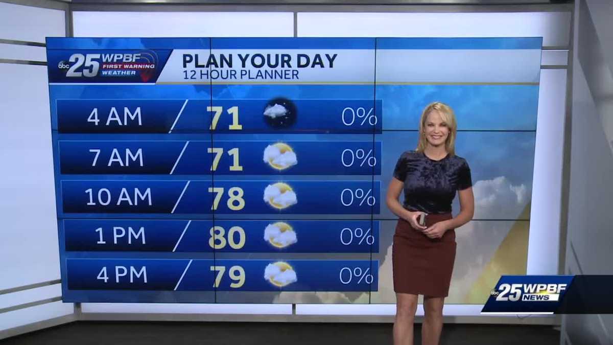 Warmer and Variably Cloudy for SFL