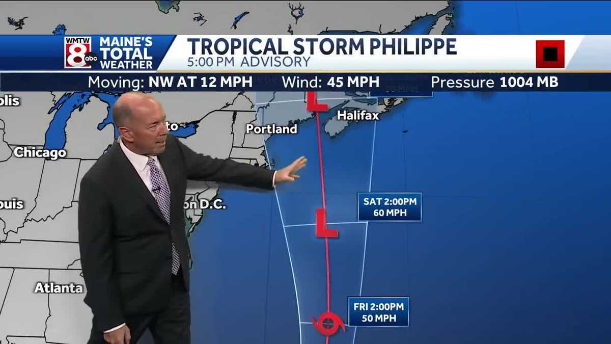 How Tropical Storm Philippe may impact our weekend rainstorm