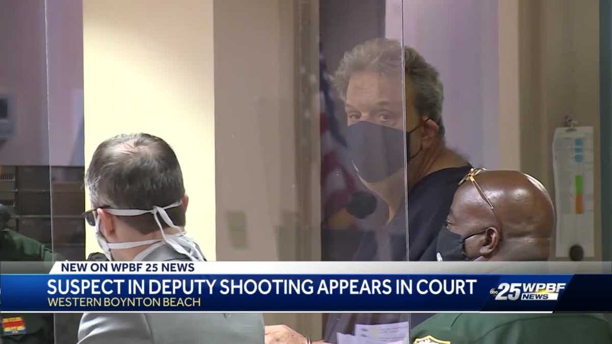 Boynton man charged with shooting deputy held without bond