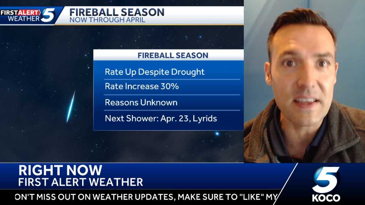 Fireball season is starting despite being in a meteor shower drought