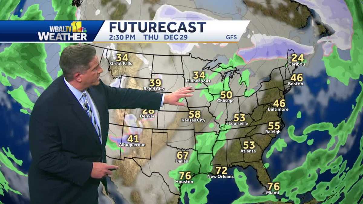 'Mostly sunny, cool' forecast returns to Maryland