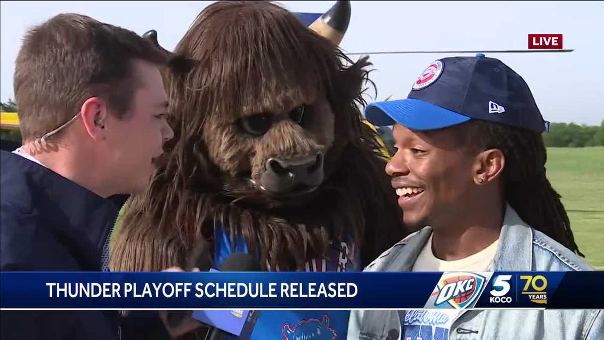 Rumble, Thunder game night emcee get fans excited for playoffs