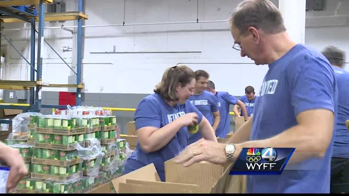 Volunteers give their time to help the community