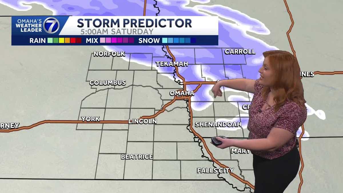 Cold, breezy Friday afternoon for Omaha area