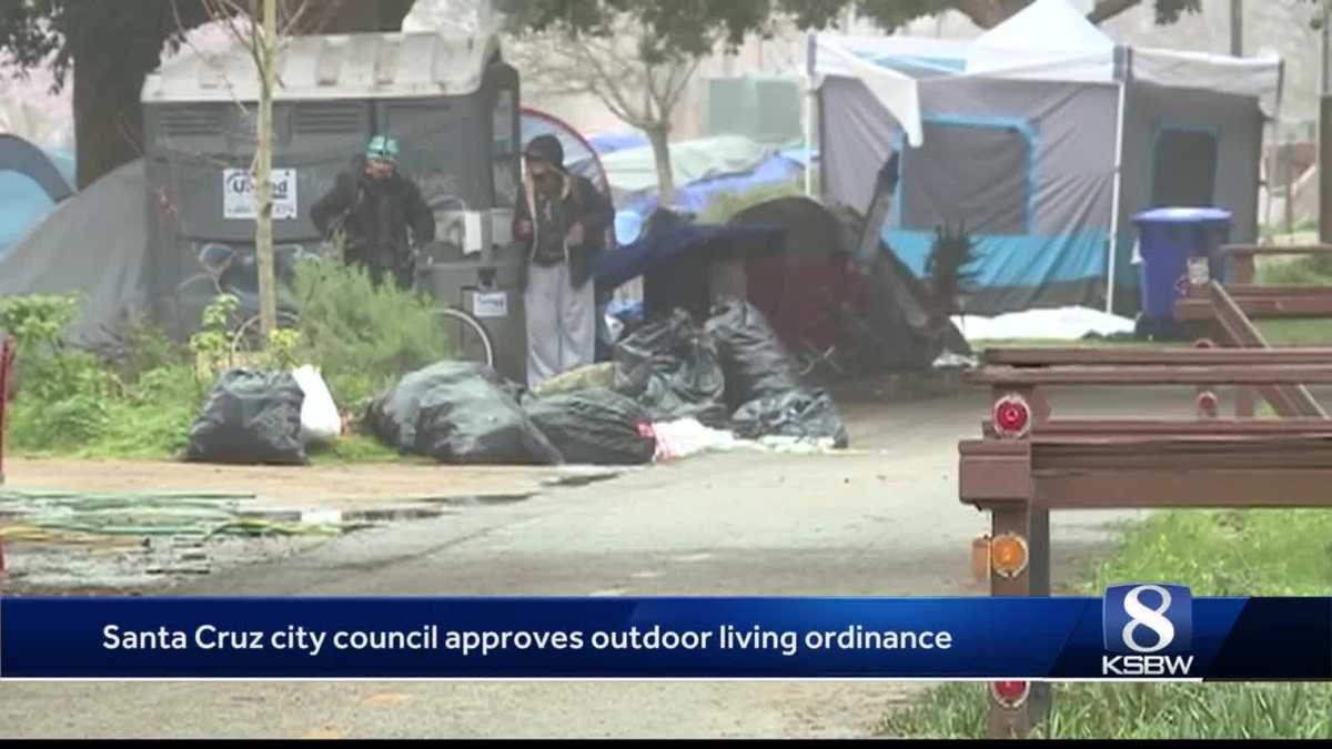 Santa Cruz city council moves closer to regulating outdoor camping Santa Cruz city council moves closer to regulating outdoor camping