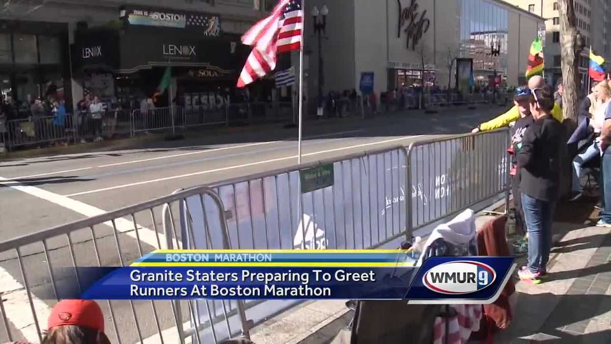 Spectators excited for Boston Marathon